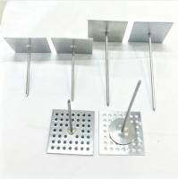 China Mild Steel Self Adhesive Insulation Hangers Pins With Speed Clips for sale