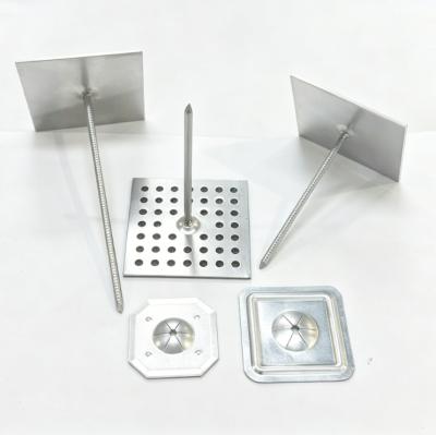 China Carbon Steel Rock Wool Self Adhesive Insulation Pin For HAVC Systerm for sale
