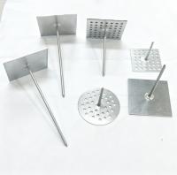 China Self Adhesive Insulation Hanger Pins Pre Galvanized Carbon Steel For Glass Wool for sale