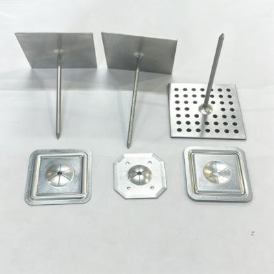 China Hvac System Aluminum Metal Insulation Stick Pins For Fixing Rockwool Board for sale