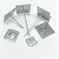 China 50mm Galvanized Steel Peel & Press Insulation Hangers On Duct Or Wall Surface for sale