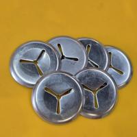 China 38mm Diameter Round Type Stainless Steel Insulation Speed Clips With 3 Slots for sale