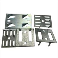 China Galvanized Steel 2'' x 1 1/2'' Perofated Impaling Clips For Rock Wool Installtion for sale