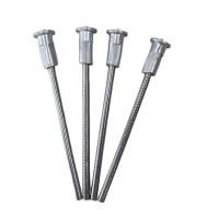 China Stainless Steel Bi Metallic CD Studs With Aluminum Weld Base For Marine Industry for sale