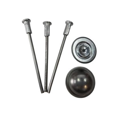 China 3x65mm Aluminum Weld Base Bi Metallic Insulation Pins For Fixing Insulation Sheet for sale