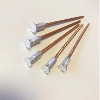 China 65mm Length Capacotor Discharge Bimetallic Insulation Stick Pins With Aluminum Weld Base for sale