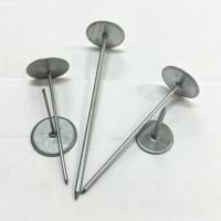 China 30mm 25mm Kraft Paper Metal Round Base Duct Work Mild Steel Cup Head CD Weld Pins for sale