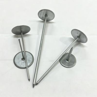 China 30mm 25mm Kraft Paper Metal Round Base Duct Work Mild Steel Cup Head CD Weld Pins for sale