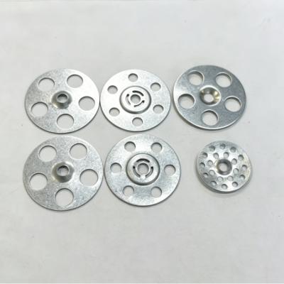 China Perforated Metal Disc Self Locking Washer To Insulation Boards To Ceilings / Walls / Floors for sale