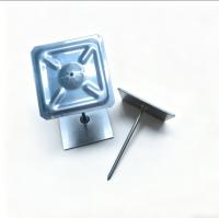 China Glass Wool HVAC Industry System Insulation Galvanized Steel Self Stick Pins for sale