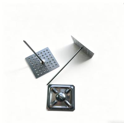 China 40 Mm X 0.4 Mm Square Head Perforated Base Metal Insulation Hangers For Fixing Fire Protection for sale