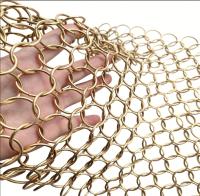 China 0.53x3.81mm Stainless Steel Mesh Curtain Chainmail Safety Welded Type for sale