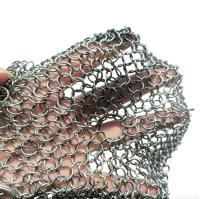 China Architectural Metal Round Ring Mesh Curtain With SS Eletroplating for sale