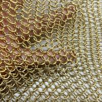 China Welded Type 0.8x7mm Ring Mesh Curtain Stainless Steel For Safety Screens for sale