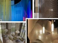 China Brass / Copper Hand Woven Ring Mesh Drapes For Wall Decoration And Curtain for sale