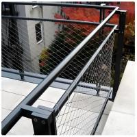 China 304 Stainless Steel Woven Wire Mesh High Altitude Fall Prevention Net for sale
