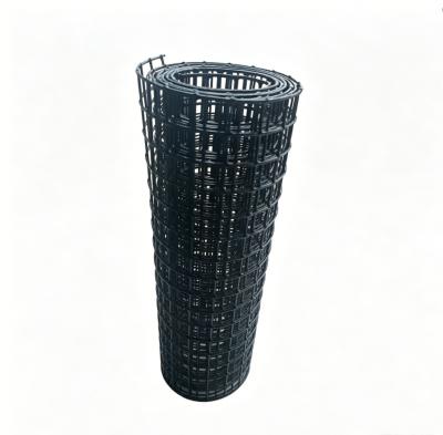 China Black PVC Coated Solar Stainless Steel Weld Mesh Roll Solar Panel Anti Bird And Anti Rodent Protection Mesh for sale