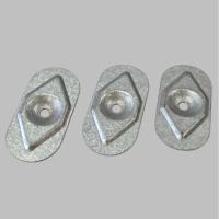 China Aluminum Zinc Coated Crescent Washers Shims Fixing Gaskets For TPO/PVC Waterproofing Membranes for sale