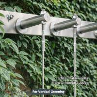 China Anti Corrosion Stainless Steel Trellis System10 M Height And 100 × 100 Mm To 400 × 400 Mm Mesh Opening for sale