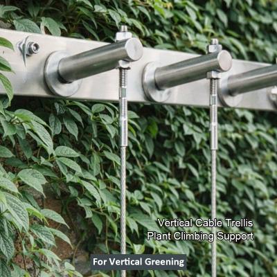 China Anti Corrosion Stainless Steel Trellis System10 M Height And 100 × 100 Mm To 400 × 400 Mm Mesh Opening for sale