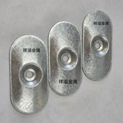 China Aluminum Zinc Coated Bow Shaped Gaskets For Mechanical Fastening Of TPO Waterproof Membranes for sale