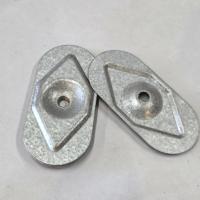China Aluminum Zinc Coated Bow Shaped Gaskets For Mechanical Fastening Of TPO Waterproof Membranes for sale