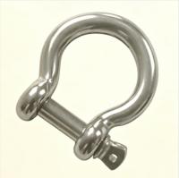 China European Type Forged Carbon Steel Bow Shackle Galvanized for Heavy Industry & Marine Rigging for sale
