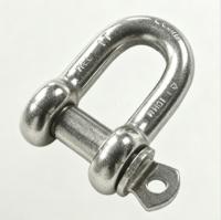 China 304 Stainless Steel Bow Shackle Safety Bolt Pin for Marine & Construction Lifting for sale