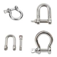 China Forged Alloy Steel Bow Shackle Galvanized Bolt Type with Nut for Mining & Heavy Industry Lifting for sale