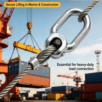 China Forged Alloy Steel Bow Shackle Galvanized Bolt Type with Nut for Mining & Heavy Industry Lifting for sale