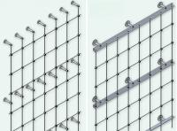 China Stainless Steel Rope Green Wall Trellis System Custom Cut & Bend Metal Netting for sale