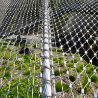 China Stainless Steel Zoo Enclosure Mesh Safety Net Corrosion Resistance Impact Absorption Fall Arrest Protection for sale