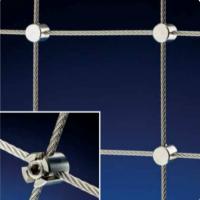 China Stainless Steel Cross Wire Rope Clips Plant Green Wall Grid Fixing Clamps for sale