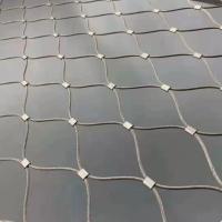 China Plant Climbing Stainless Steel Rope Mesh Net  For Chinese Roses And Rambler Roses for sale