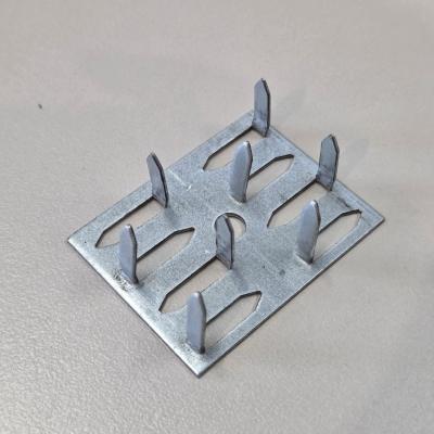 China High Grade Zinc Plating Steel Rock Wool Insulation Impaling Clips 54*38 MM Stamped for sale