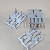 China High Grade Zinc Plating Steel Rock Wool Insulation Impaling Clips 54*38 MM Stamped for sale