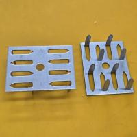 China Rectangular metal plate nails, iron rock wool insulation layer fixing plates, sound insulation board puncture clamps for sale