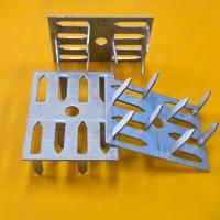 China Rectangular metal plate nails, iron rock wool insulation layer fixing plates, sound insulation board puncture clamps for sale