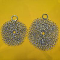 China Custom‑made 304stainless‑steel ring‑shaped pot‑scrubbing woven cleaning mesh for sale