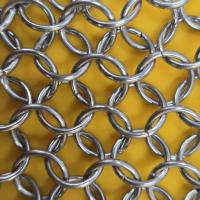 China Custom‑made 304stainless‑steel ring‑shaped pot‑scrubbing woven cleaning mesh for sale