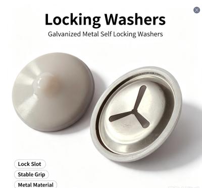 China White PE Dome Cap Washer Self Locking Plastic Cap Washer for External Wall Insulation for sale