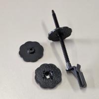 China Nylon J‑shaped hooks with locking plates for fixing solar‑panel bird‑proof netting for sale