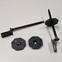 China 120mm Black Nylon Solar Panel  Bird Guard Fastener Clips for sale