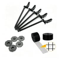 China 120mm Black Nylon Solar Panel  Bird Guard Fastener Clips for sale