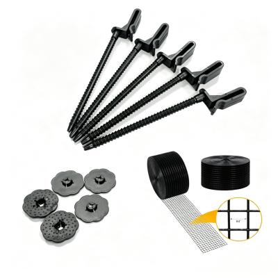 China 120mm Black Nylon Solar Panel  Bird Guard Fastener Clips for sale