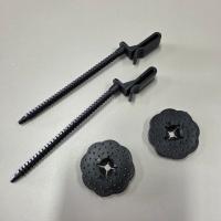 China    Black‑Nylon Bird‑Proof Net Fastener At The Bottom Of Solar Panels For Photovoltaic Power Stations WIth Self-Locking Washers   for sale