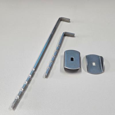 China High Temp Kiln Anchor Assembly L‑Shaped Fixing Nail + Arc Gasket For Refractory Fiber Blanket for sale
