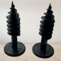 China Black Heat-Resistant and Corrosion-Resistant Plastic Insulating Anchor / Self-Tapping Spiral Insulating Fastener for sale
