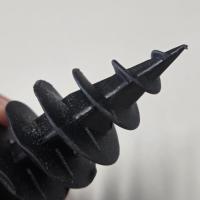 China Black Heat-Resistant and Corrosion-Resistant Plastic Insulating Anchor / Self-Tapping Spiral Insulating Fastener for sale