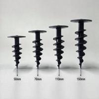 China Black Heat-Resistant and Corrosion-Resistant Plastic Insulating Anchor / Self-Tapping Spiral Insulating Fastener for sale